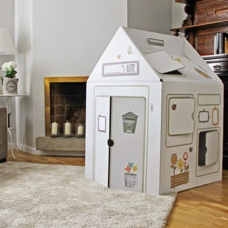 Une maison en carton | Madame Décore